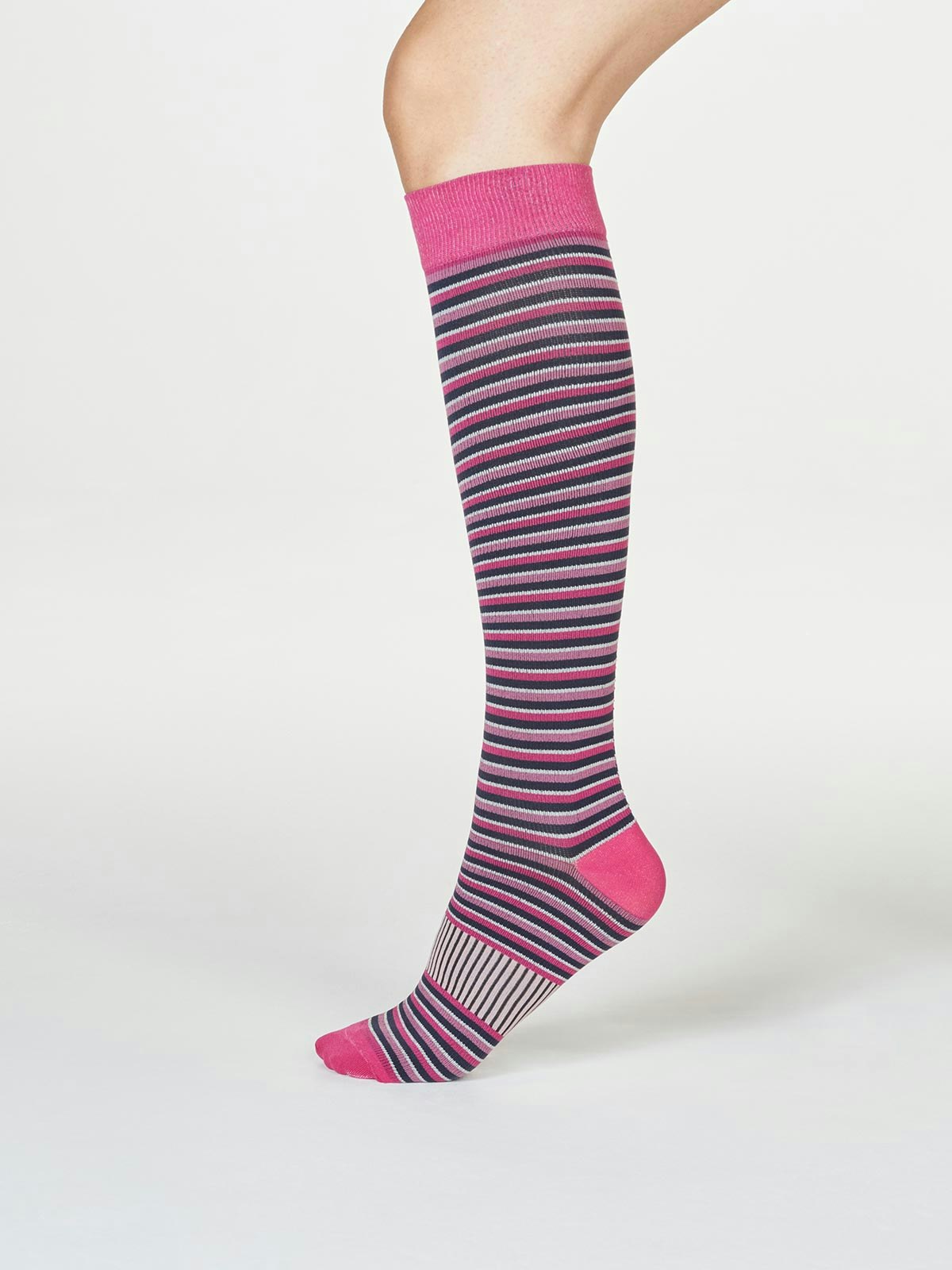 Women's Dinah Stripe Recycled Nylon Flight Compression Socks